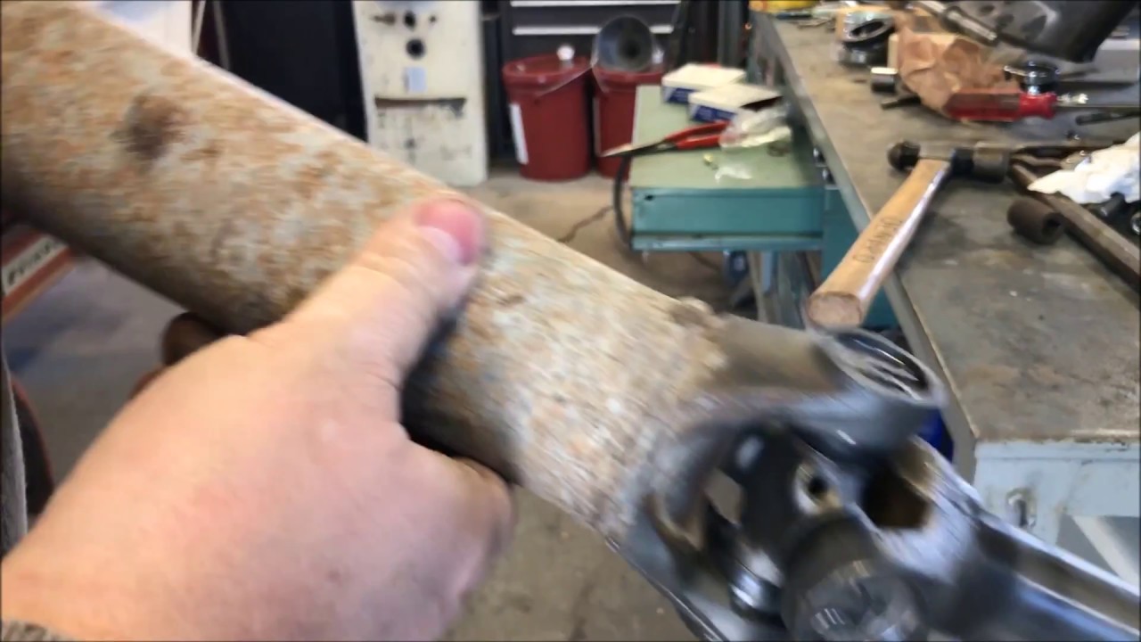 Jeep Drive shaft repair U Joint replacement - YouTube
