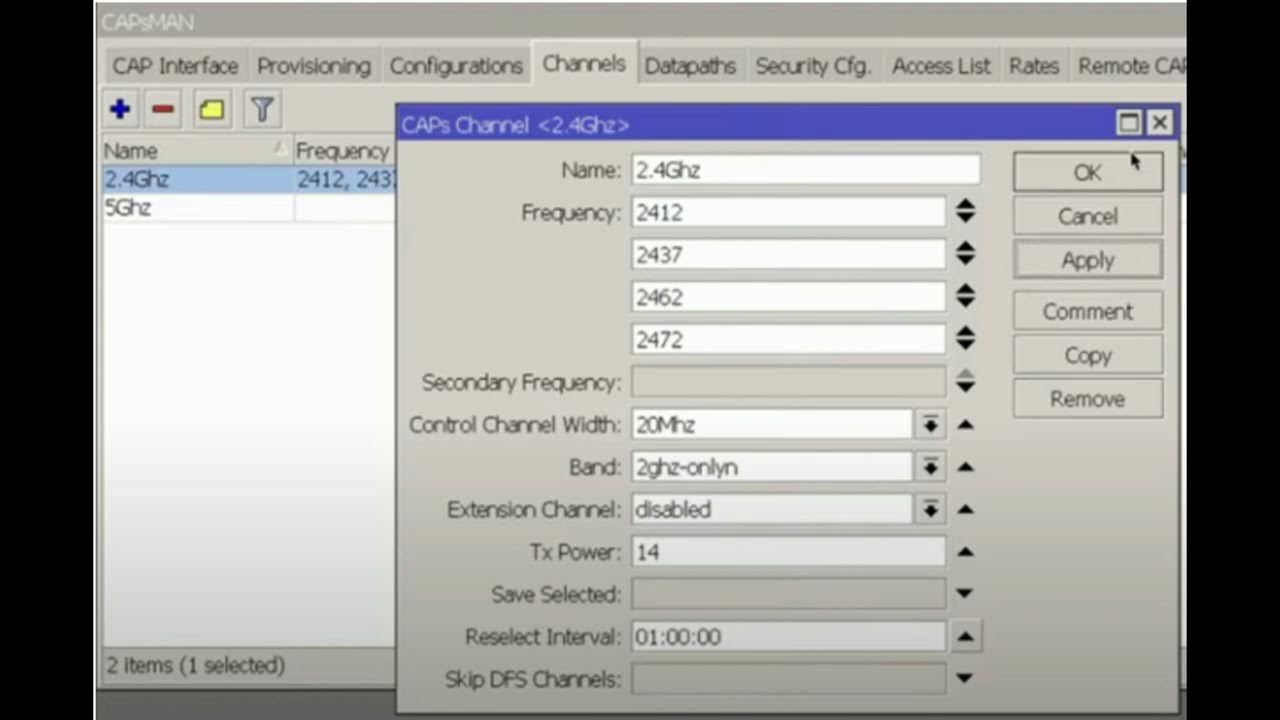 MikroTik - configuration of the CAPsMAN - YouTube
