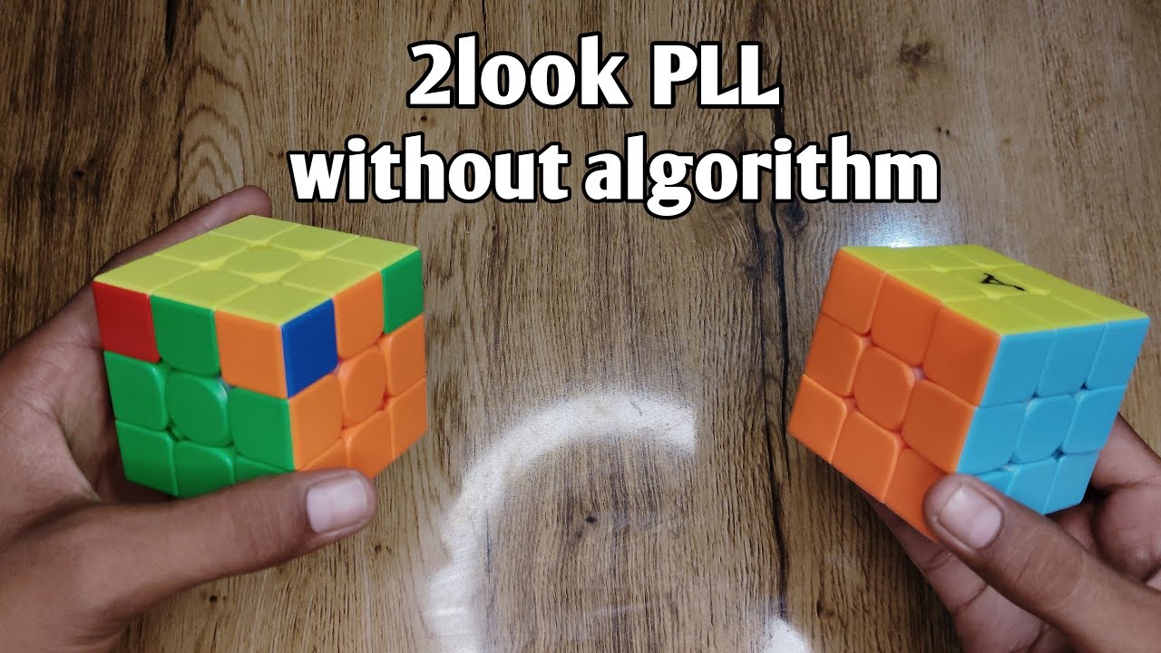 how to solve 2look pll of Rubik's cube in 3 sec || how to solve 2look ...