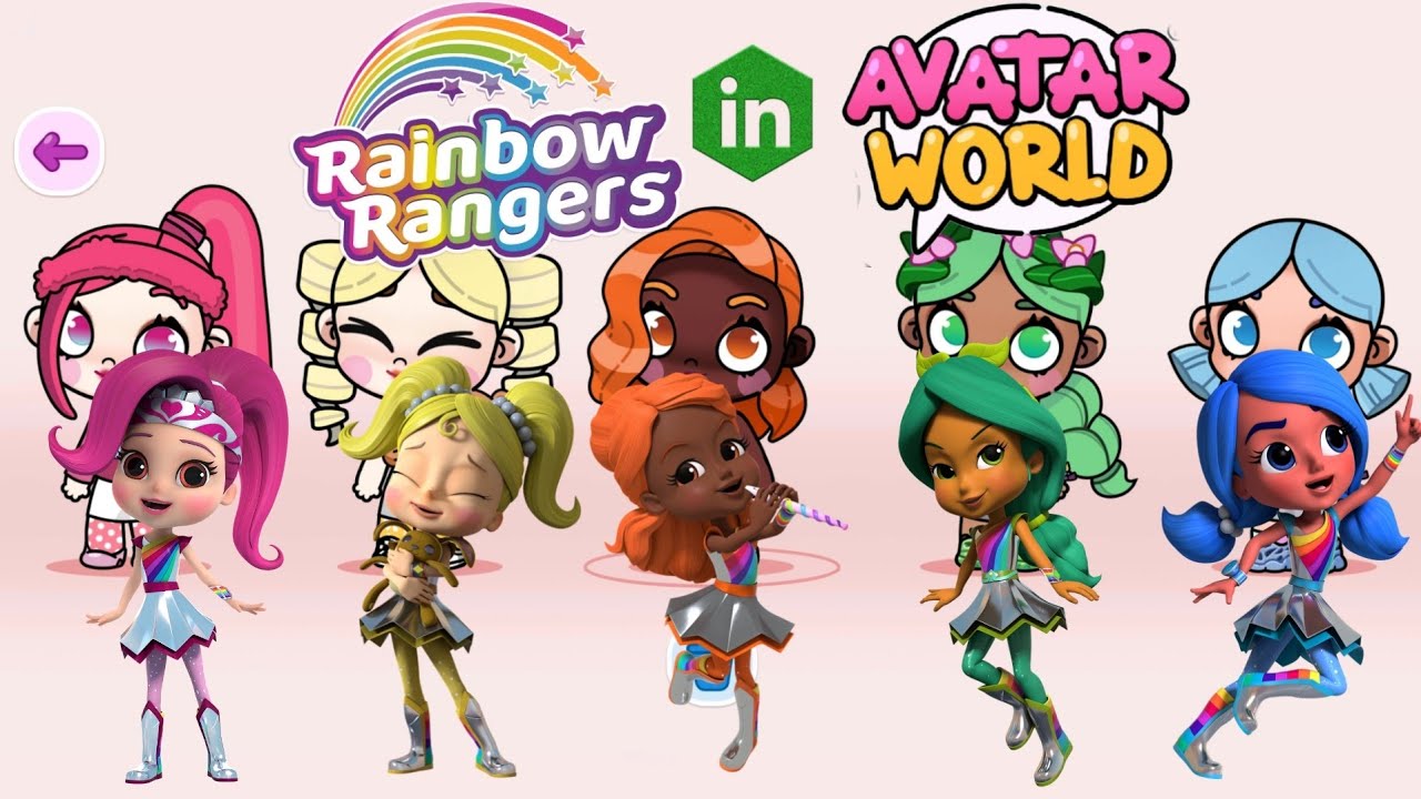 How To Make Rainbow Rangers Characters 🦸‍♂️🦸‍♀️in Avatar World # ...