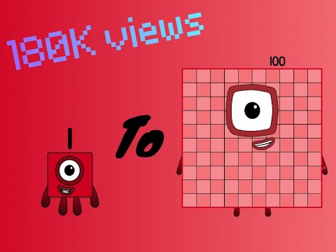 Building Numberblocks 1 to 100 in Minecraft (The Most Popular Video in ...