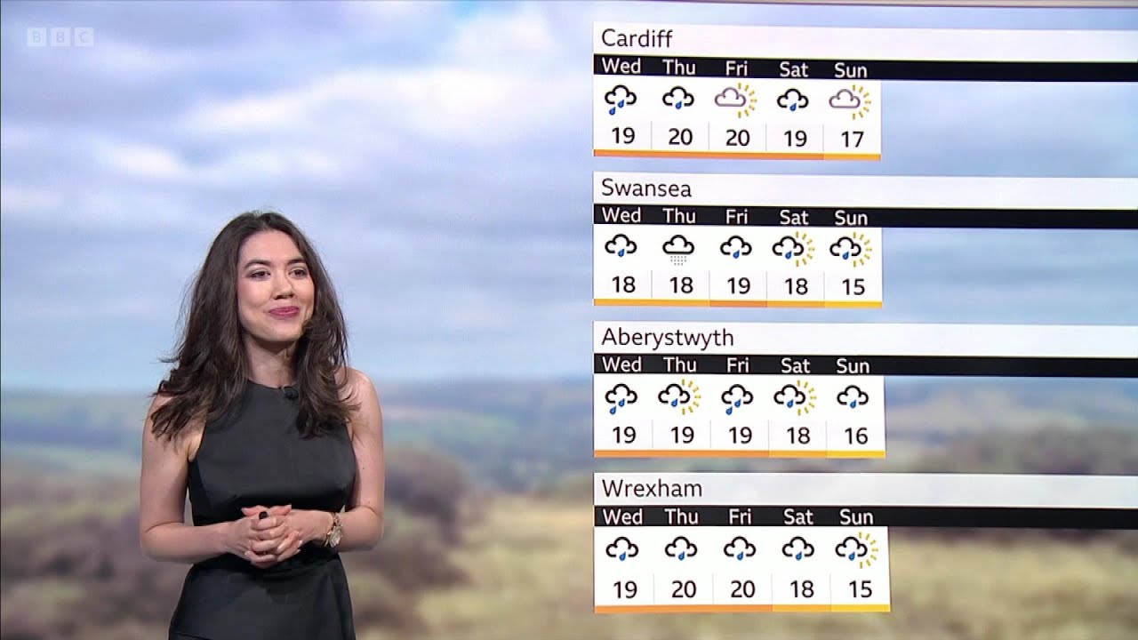 Sabrina Lee - BBC Wales Weather 15Sep2025 - YouTube