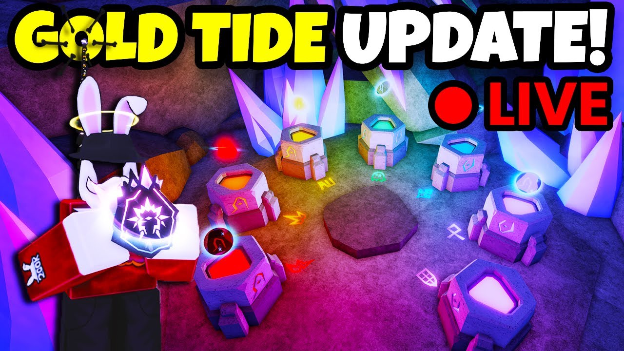 🔴 [LIVE] NEW GOLD TIDES UPDATE For FISCH Roblox! - YouTube