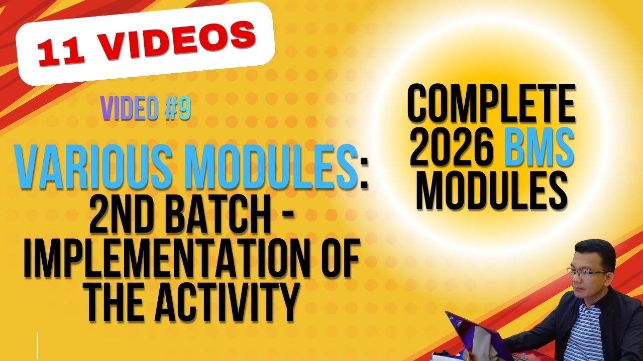 Video #9 - Various Modules - Recording of Batch 2 Training - YouTube
