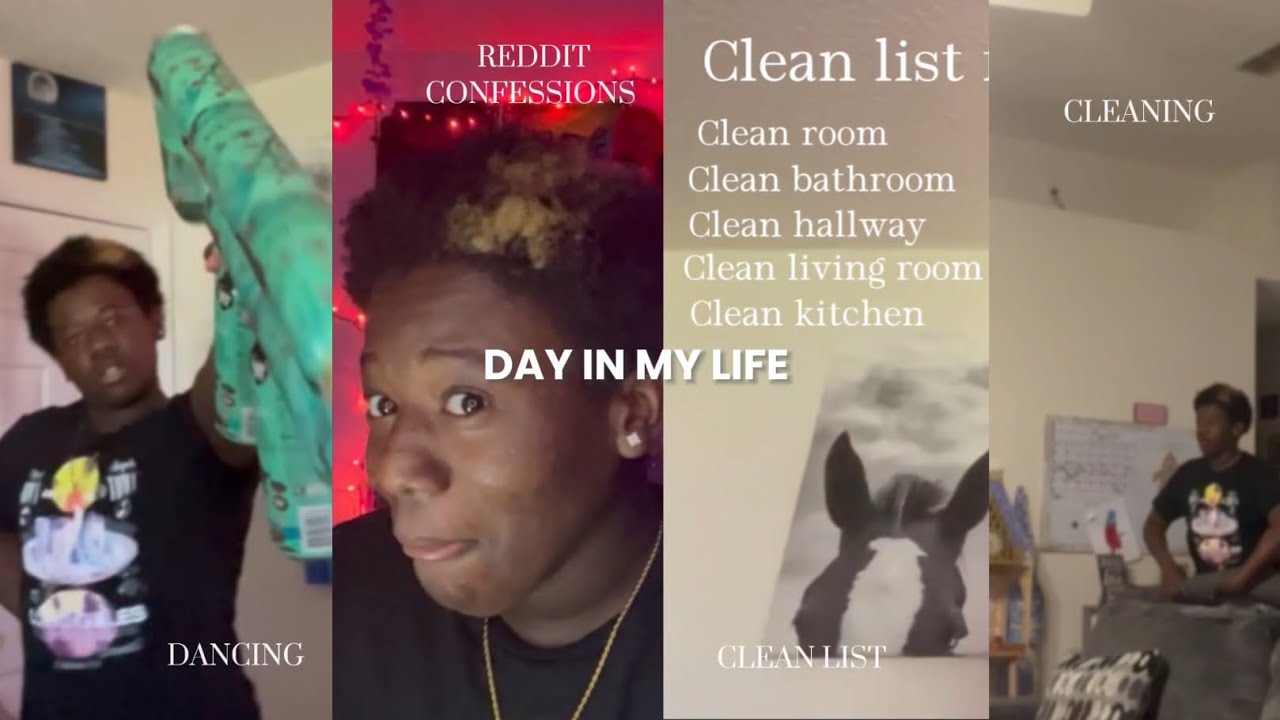 ANOTHER DAY IN THE LIFE(Clean List/ Cleaning/ Vibing/Reddit confessions ...