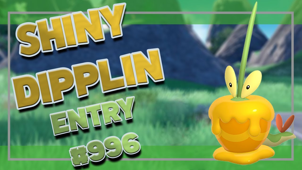 Scarlet SBQ #6 Shiny Applin/Dipplin from Outbreaks! Shiny Living Dex ...