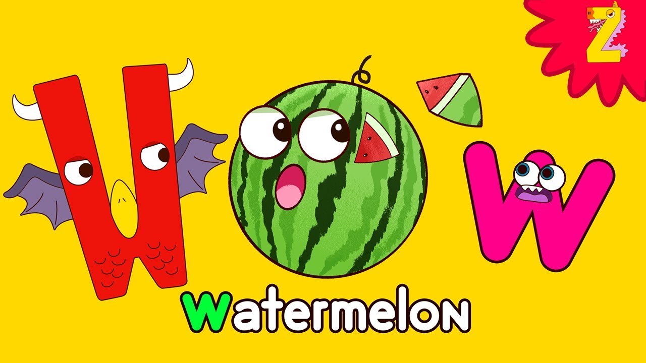 "I am W!" Monster Alphabet Letter W Song l Phonics for kids l ...