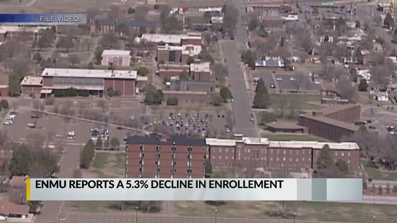 ENMU reports a 5.3% decline in enrollment - YouTube