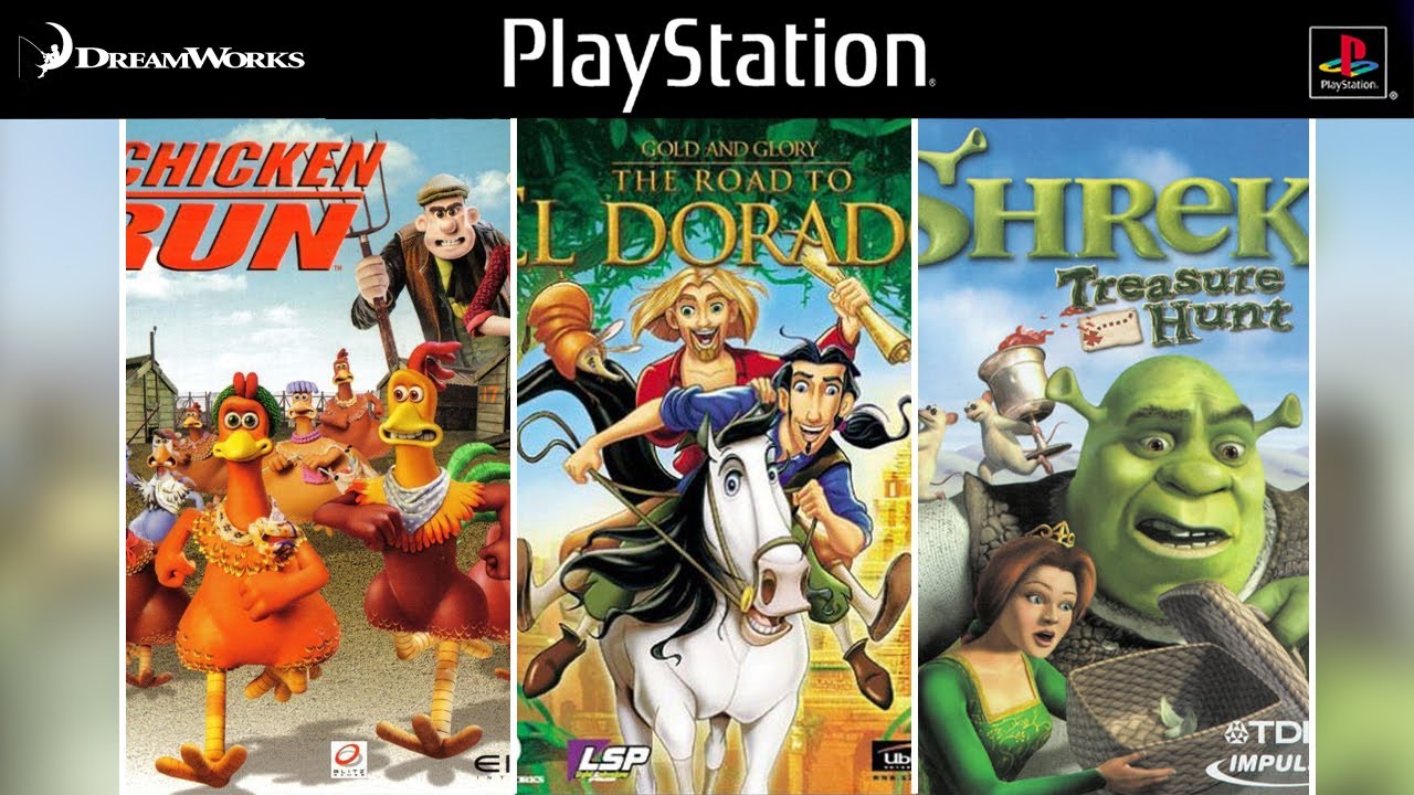 DreamWorks Animation Games for PS1 - YouTube