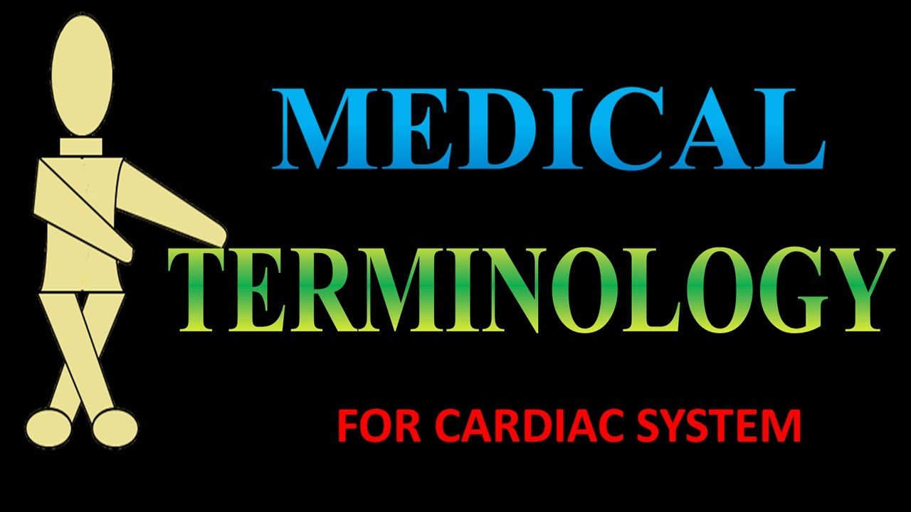 Medical terminology for Cardiac system (Circulatory system) - YouTube