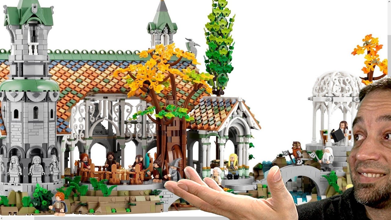 LEGO Lord of the Rings Rivendell full REVEAL! 6167 pieces, 15 minifigs ...