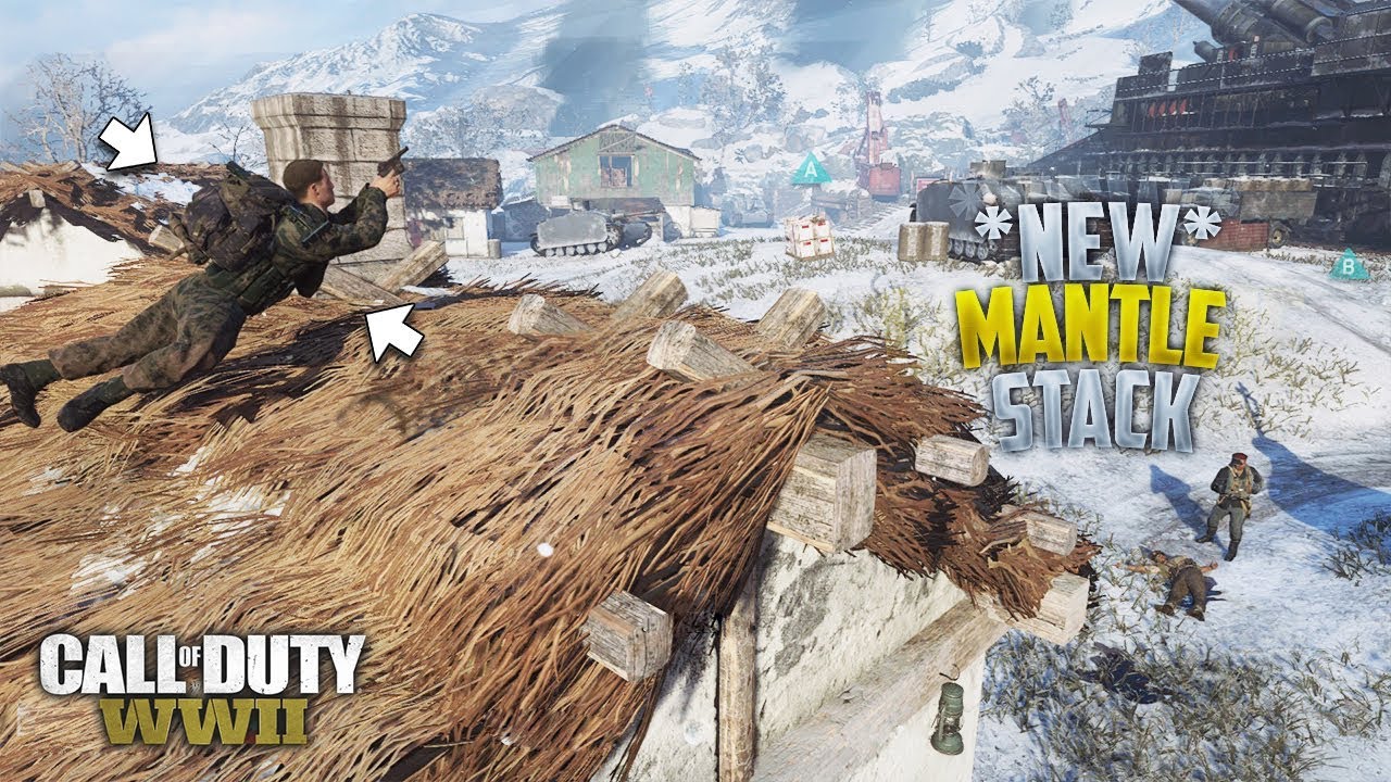 CoD:WWII *NEW* Gustav Cannon Mantle Stack Glitch/spot - YouTube