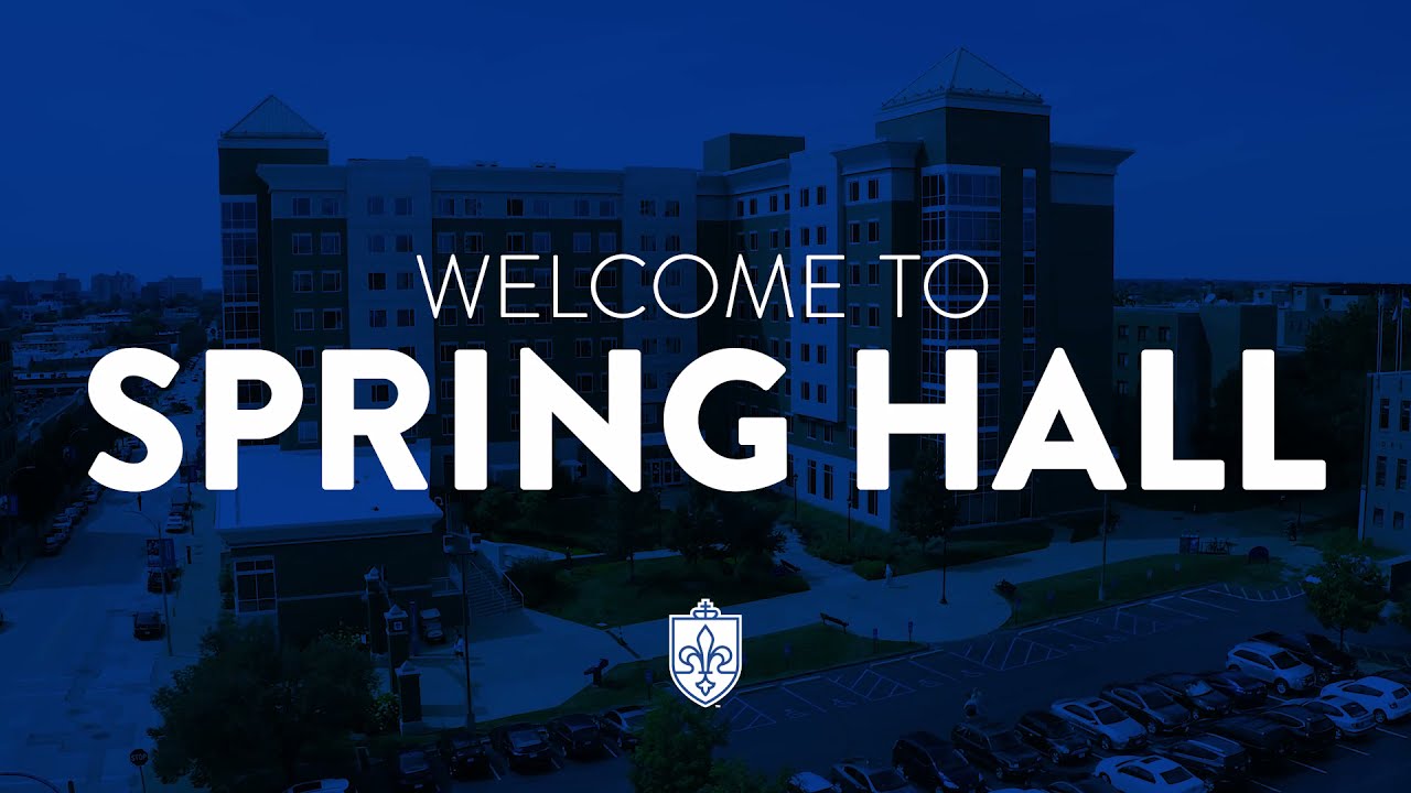Saint Louis University Spring Hall Tour - YouTube