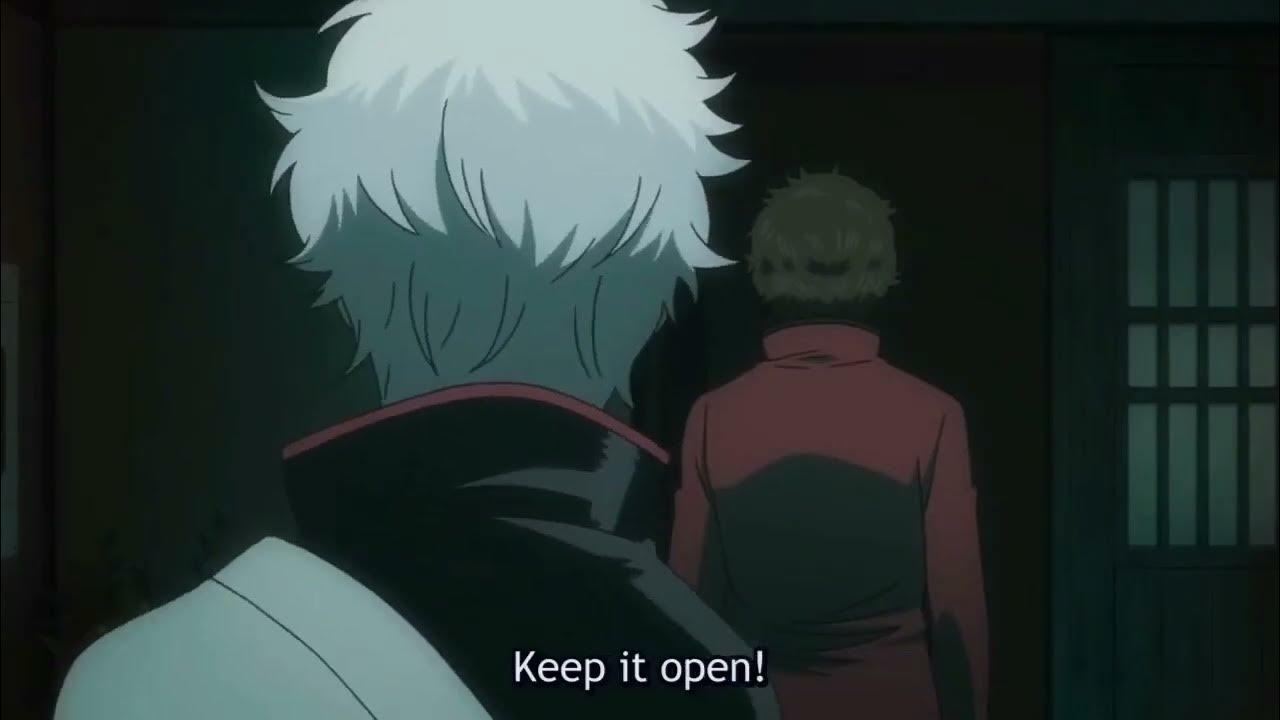 Gintama Funny Scenes # 1 - Scared Gintoki singing Doraemon song # ...