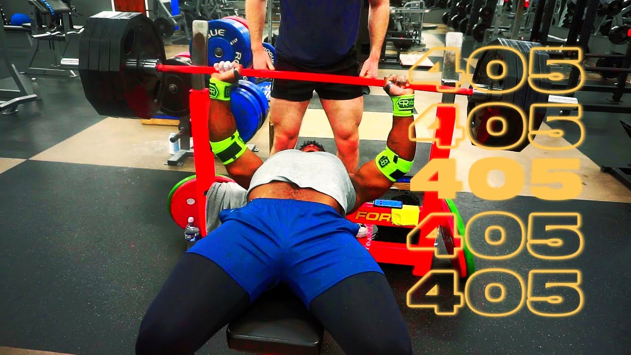 Road to 500lb Bench Press Ep. 4: 405 for Reps! - YouTube