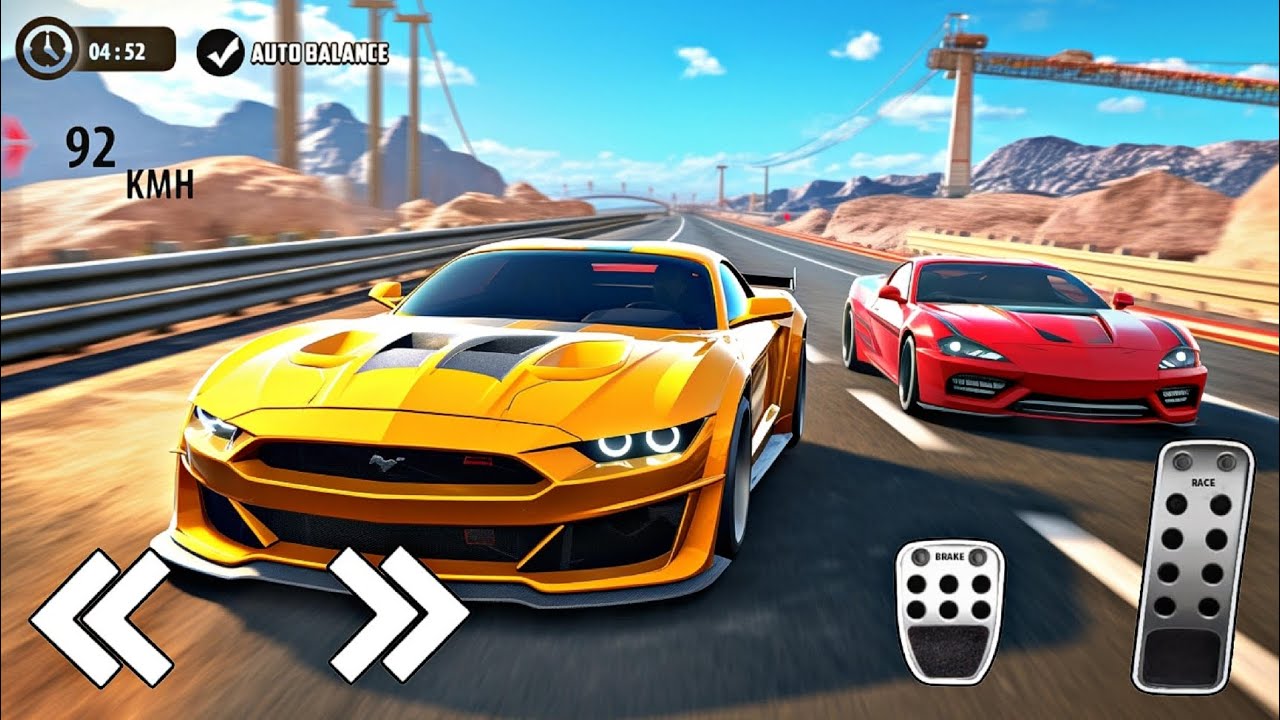 Realistic Multiple Car Racing 3D Simulator _ Android Rally Fury Many ...