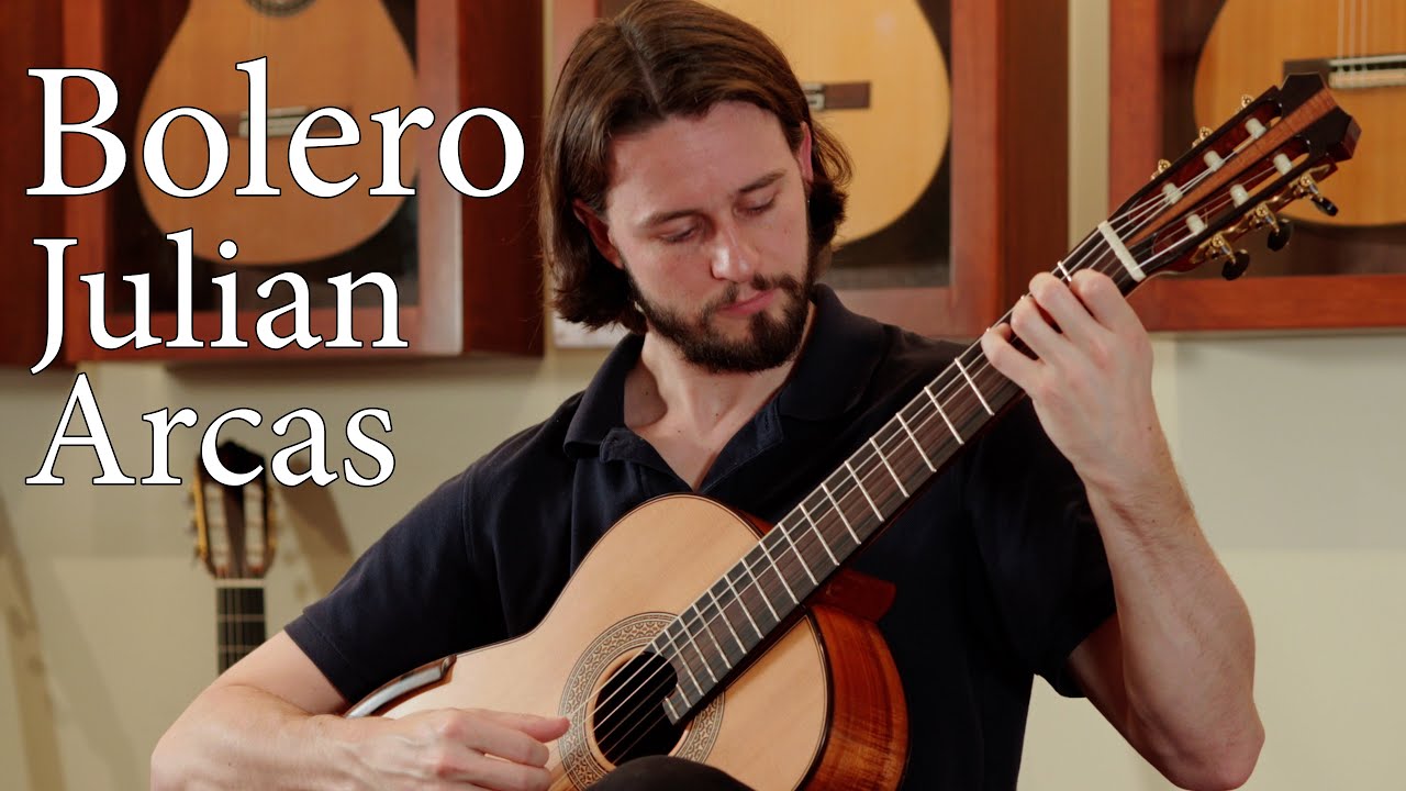 Julian Arcas | Bolero on an Allan Bull Classical Guitar - YouTube