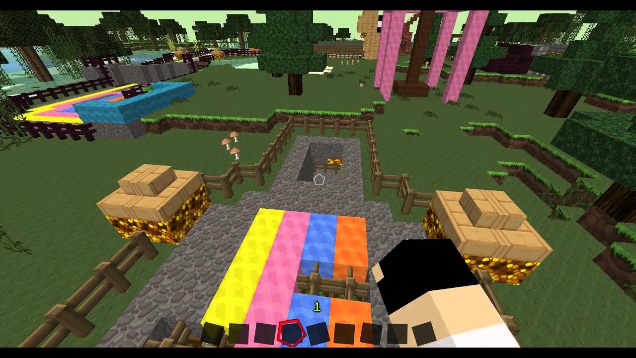 Minecraft - Pig Racing - YouTube