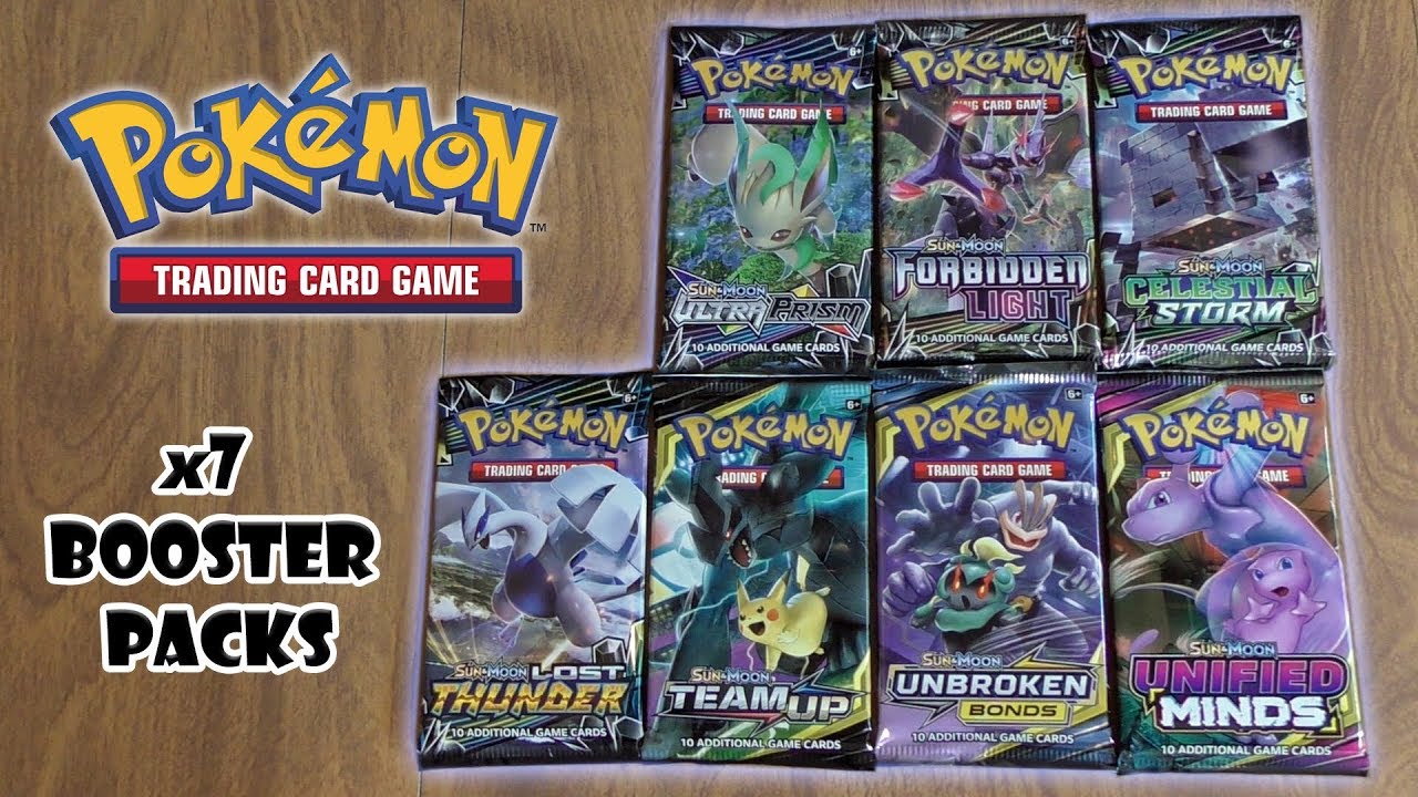 7 Variety Booster Pack Opening - YouTube