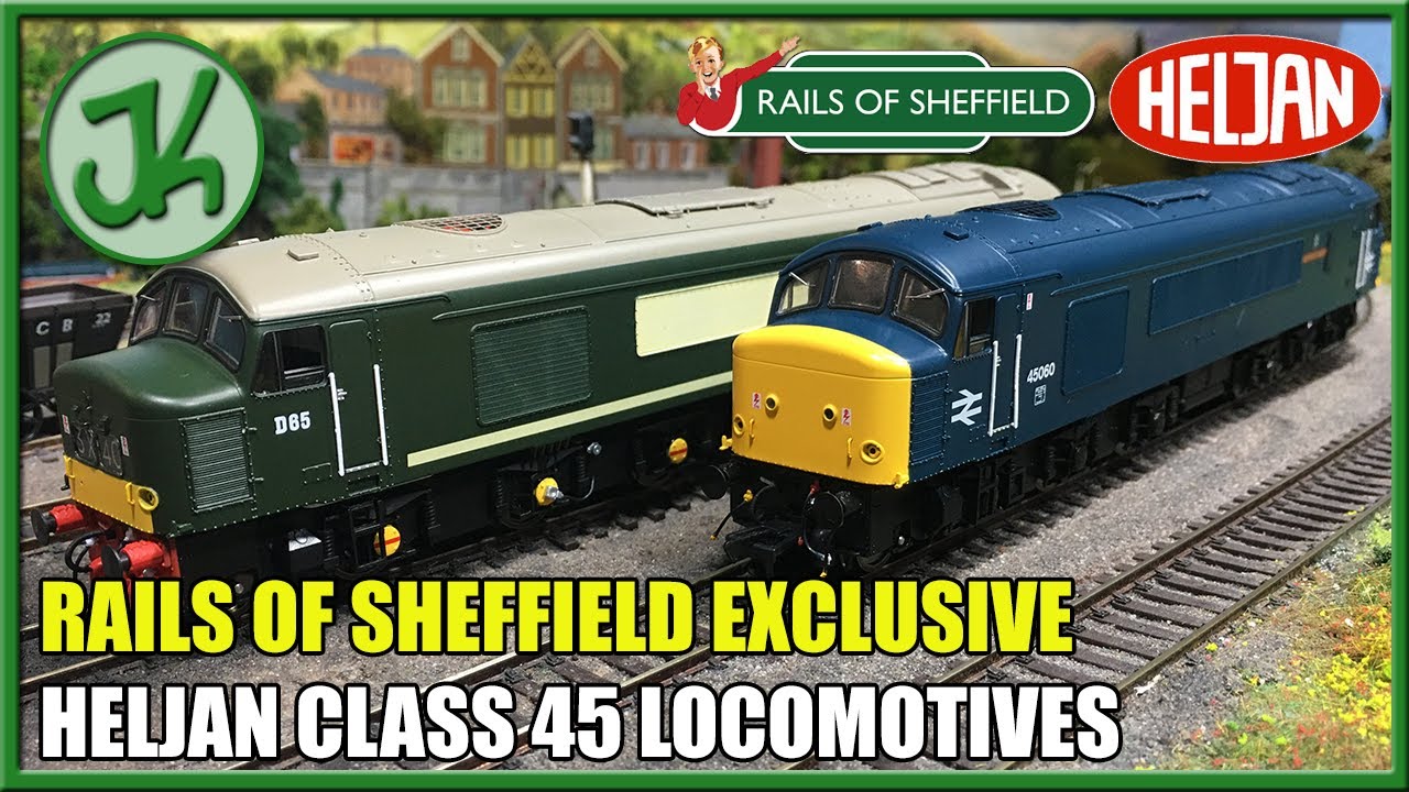 Rails of Sheffield Exclusive Heljan Class 45s in BR Green and Blue ...