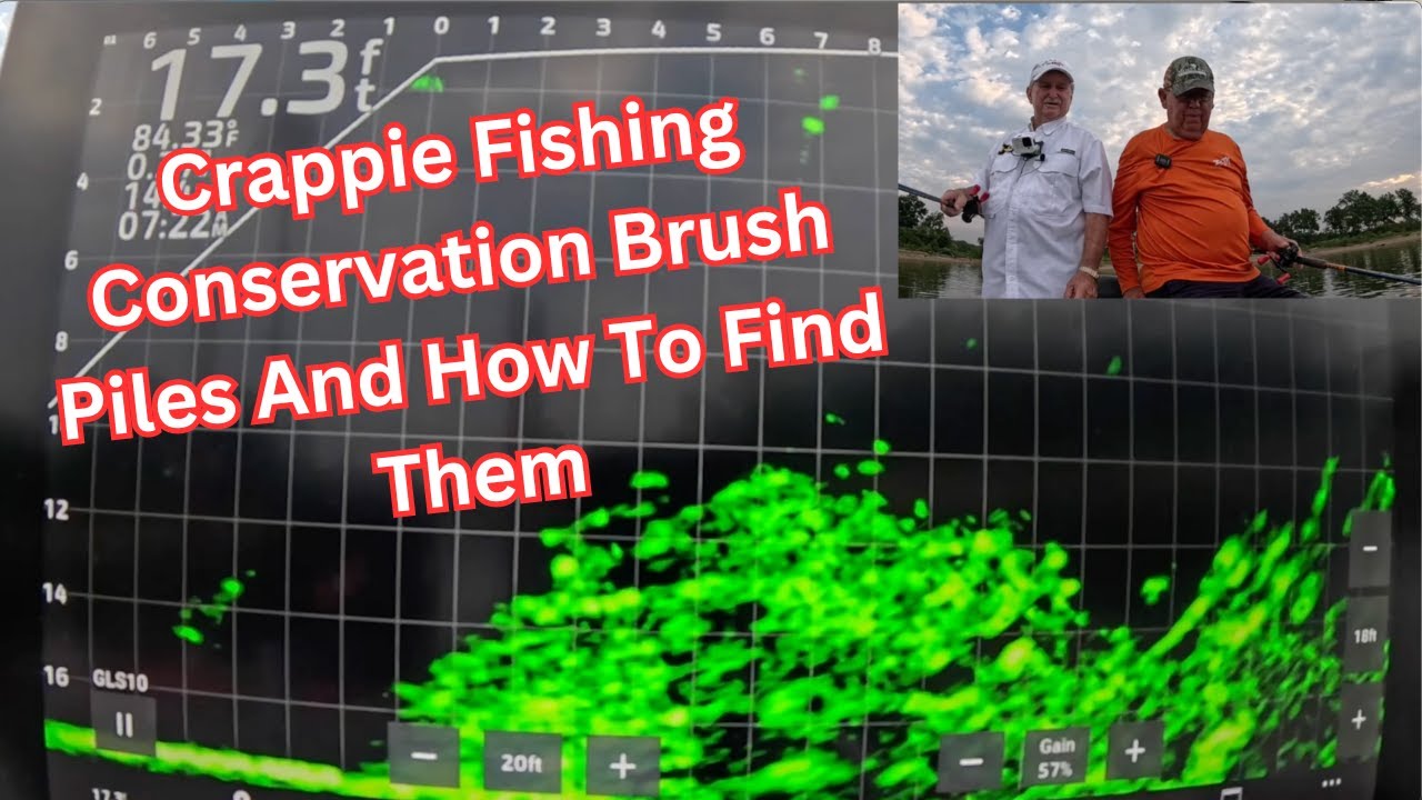 Crappie Fishing Conservation Brush Piles And How To Find Them - YouTube