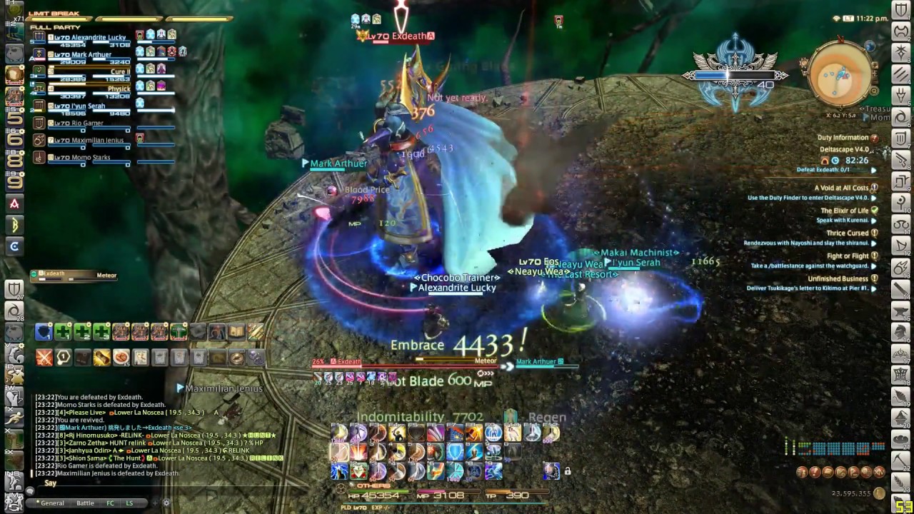Final Fantasy XIV Deltascape V 4.0 (Omega D4) [ Exdeath ] - YouTube