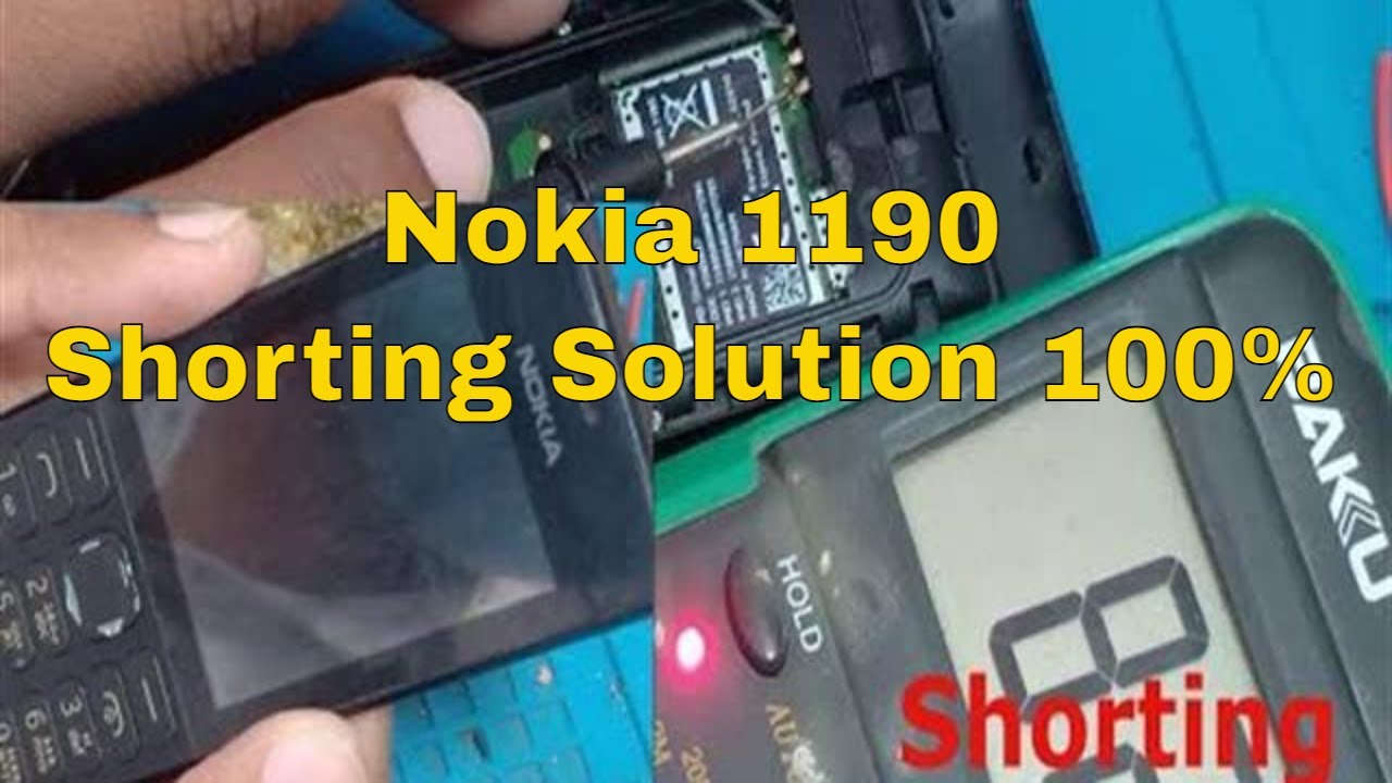 #Nokia 1190 Full Short Solution 100% Working - YouTube