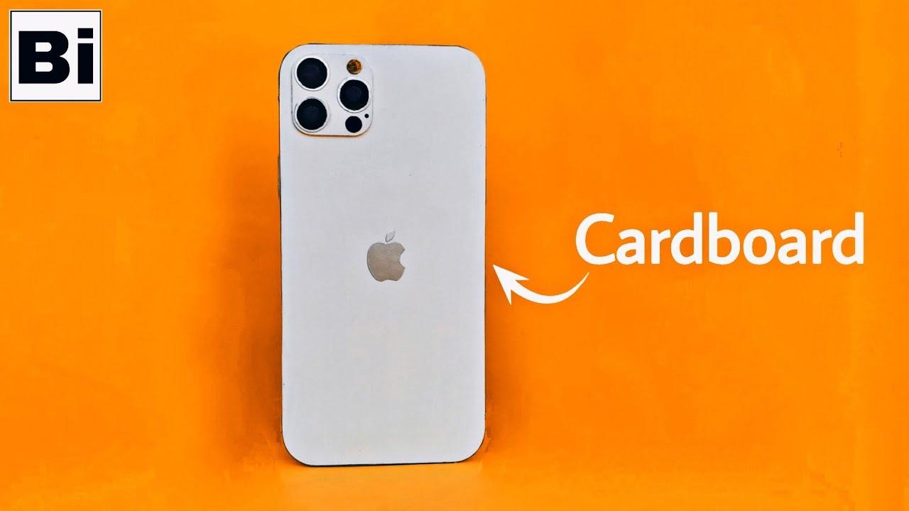 Diy Apple iPhone 12 Pro Max From Cardboard - YouTube