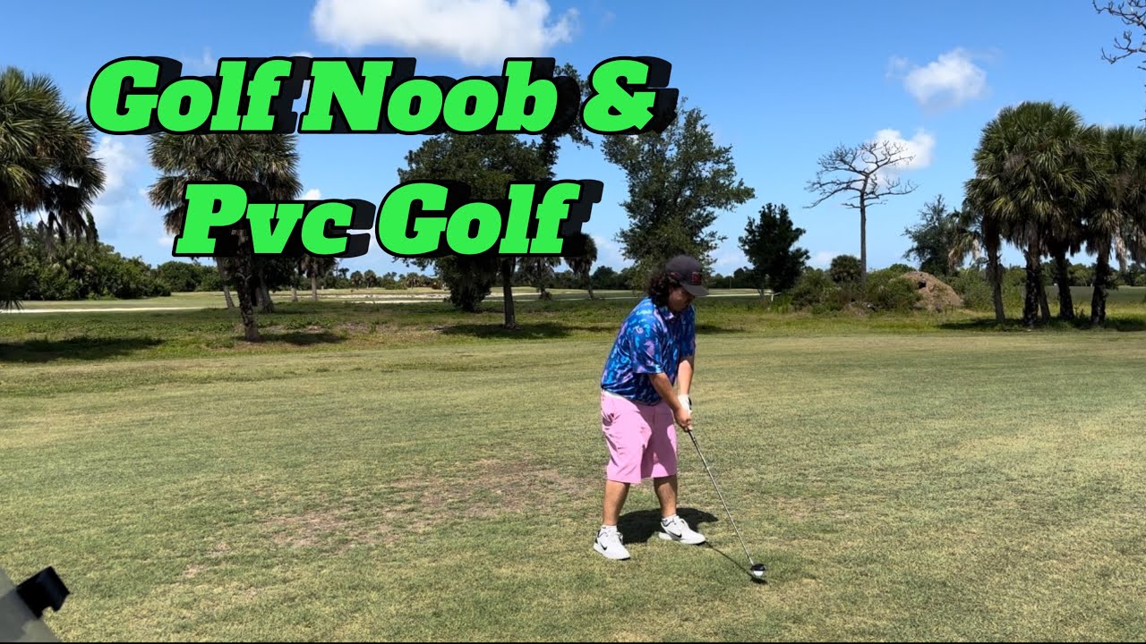 Golf Noob & PVC Golf 👀 ⛳️ - YouTube