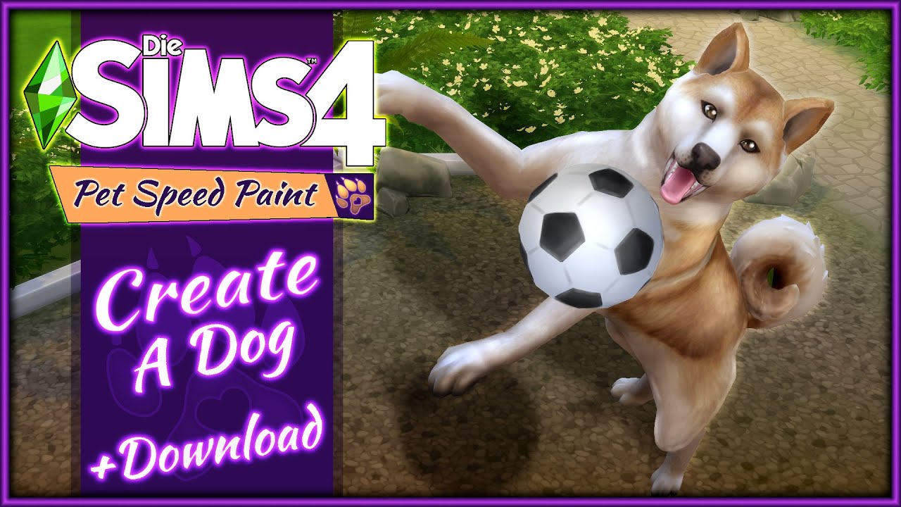 ️ Realistic Hachiko for You in The Sims 4 I Speed Painting / Creation I ...