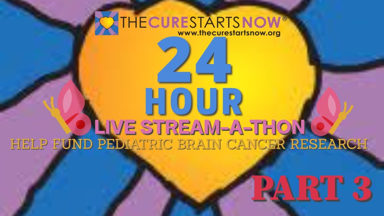 24 Hour Charity Live Stream of Pediatric Brain Cancer Research DIPG ...