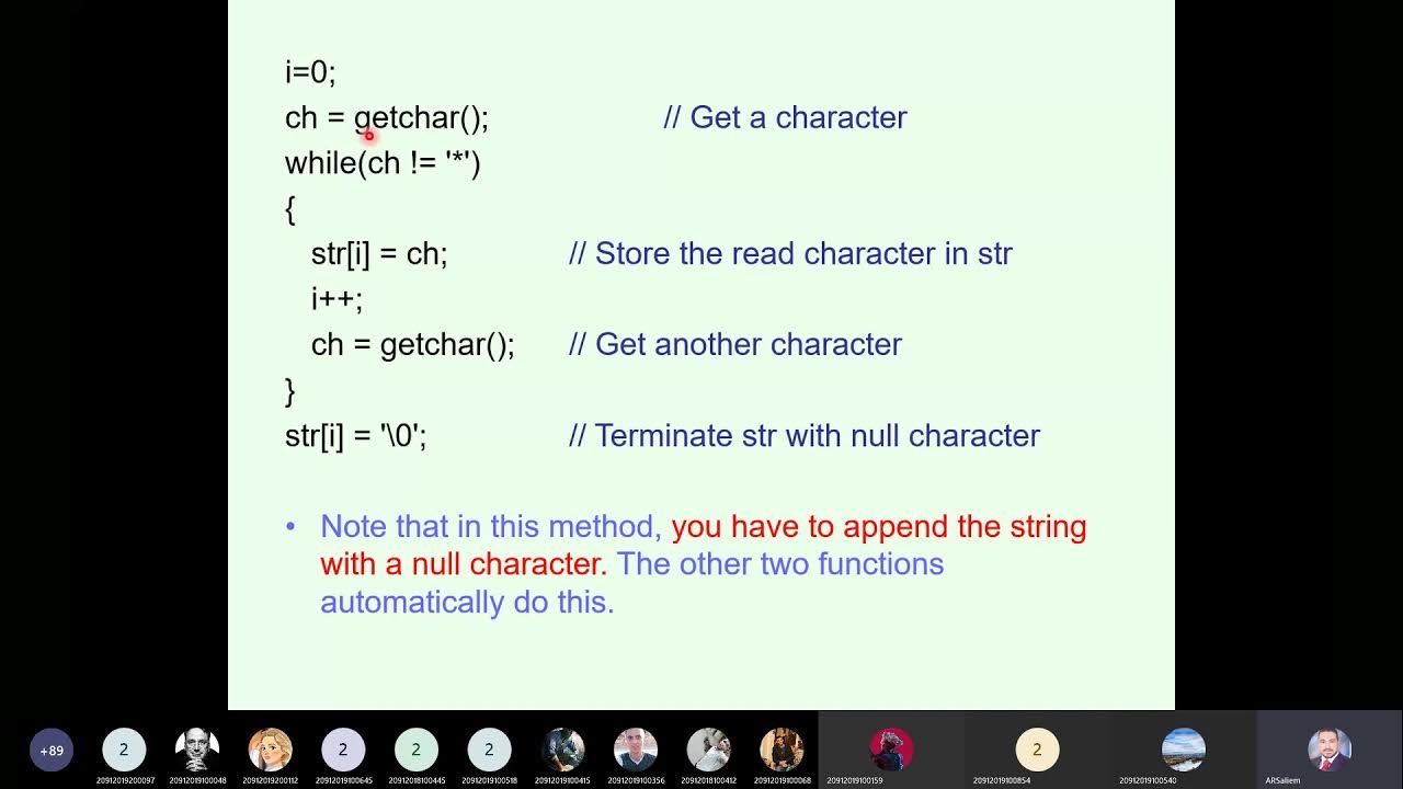 Data Structures and Algorithms || Lec4 - Strings - YouTube