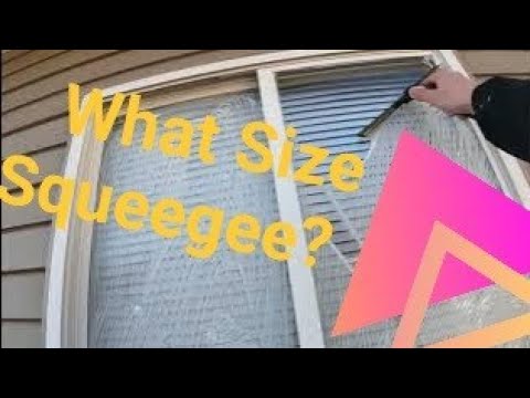 Window Cleaning Squeegees - What Size Do You Need? Residential Squeegee ...