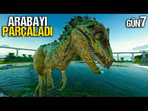 DEV CANAVAR INDOMINUS REX ARABALARI PARÇALIYOR ! | Jurassic World Evolution 3 (BÖLÜM 7)