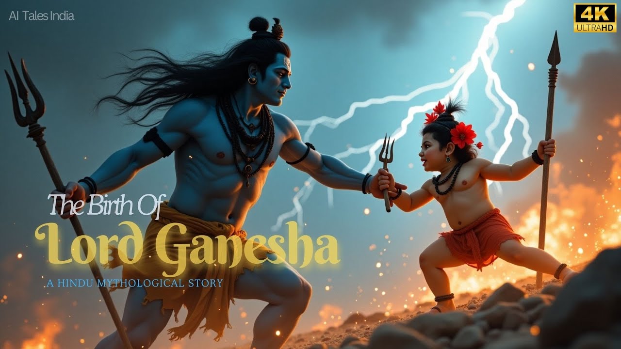 The Birth Of Lord Ganesha |AI generated| Mythological #epic #mythology ...