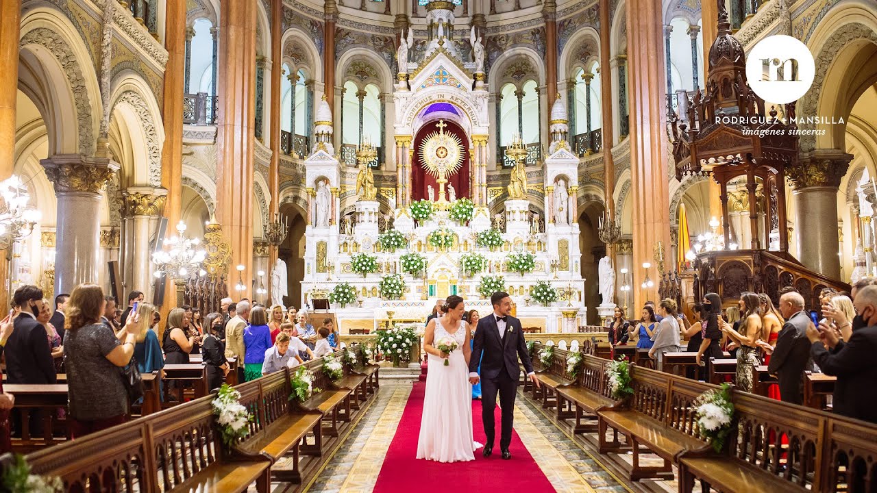 Boda en la Basílica del Santísimo Sacramento - Celi + Eze #santisimosacramento - YouTube