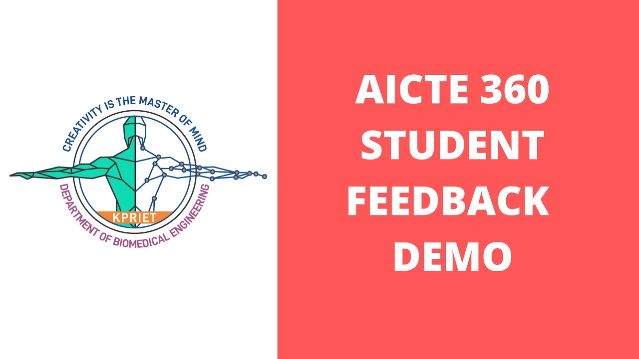 AICTE 360 STUDENT FEEDBACK DEMO - YouTube