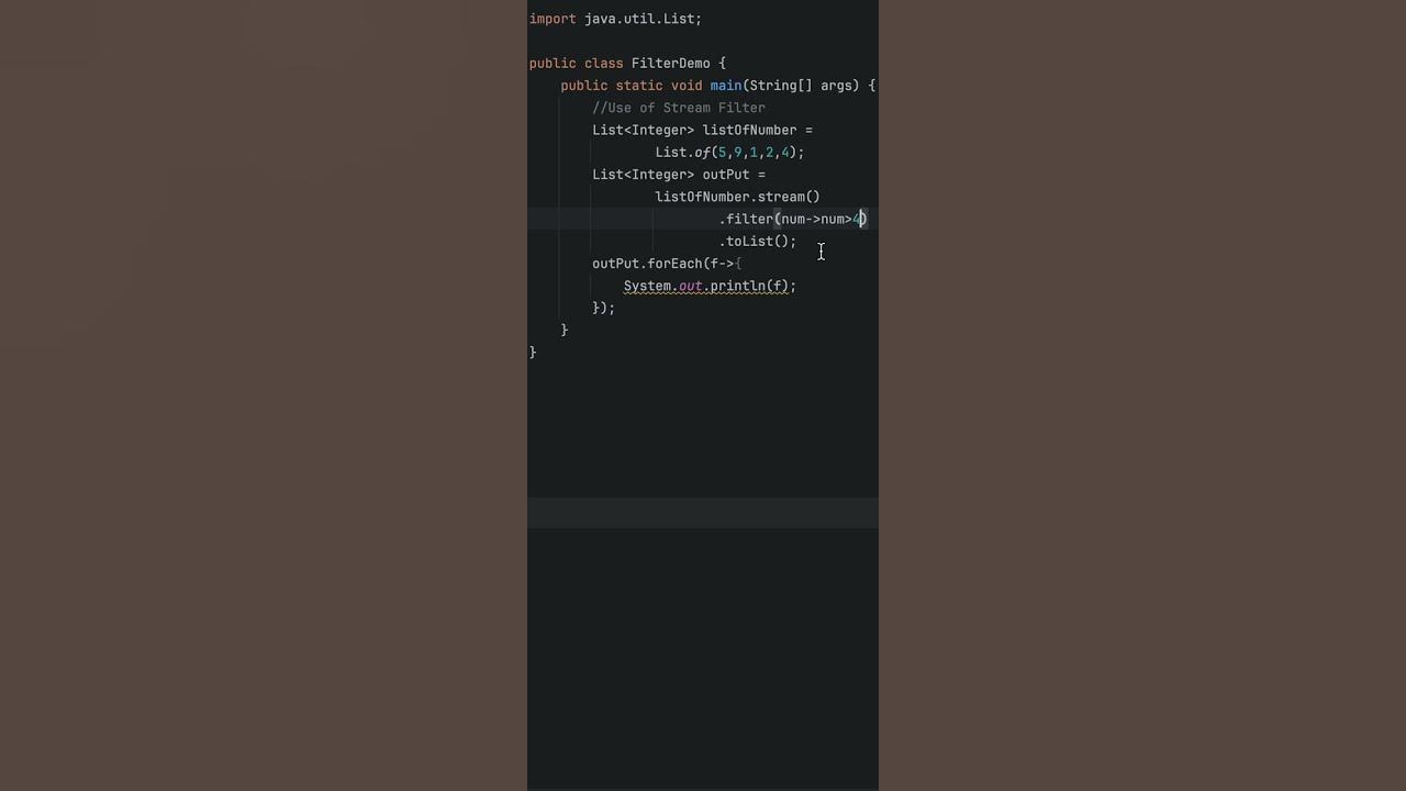 From Code To Shorts Java Stream Filter Unleashed Coding Java Stream Corejava Filter