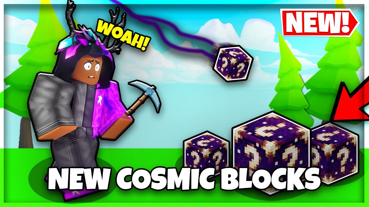 The New Cosmic Lucky Blocks Are Pretty Op Roblox Bedwars Youtube