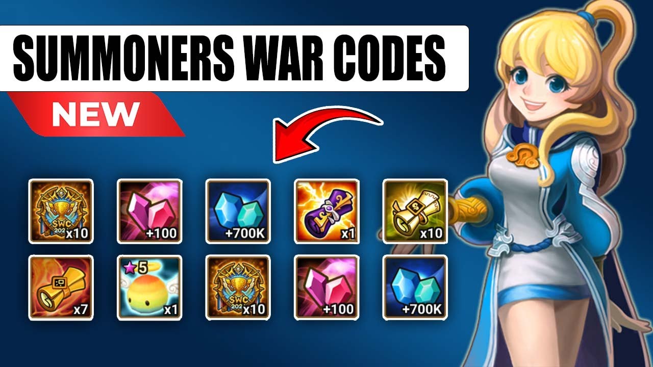 SUMMONERS WAR CODES [VALID] 🎁 VALID PROMO CODE SUMMONERS WAR SKY ARENA - YouTube