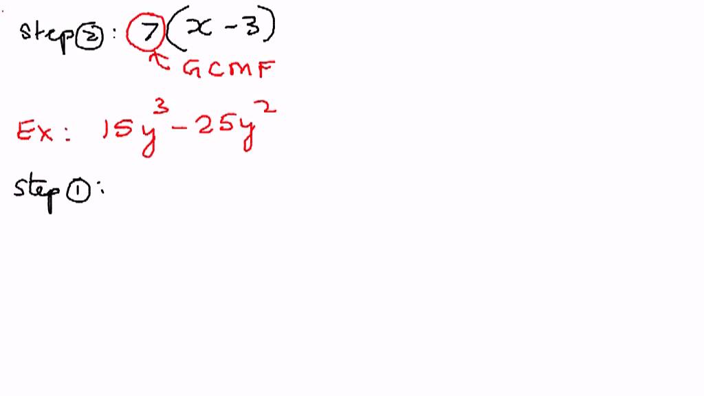 Factoring Monomials Example 1 - YouTube