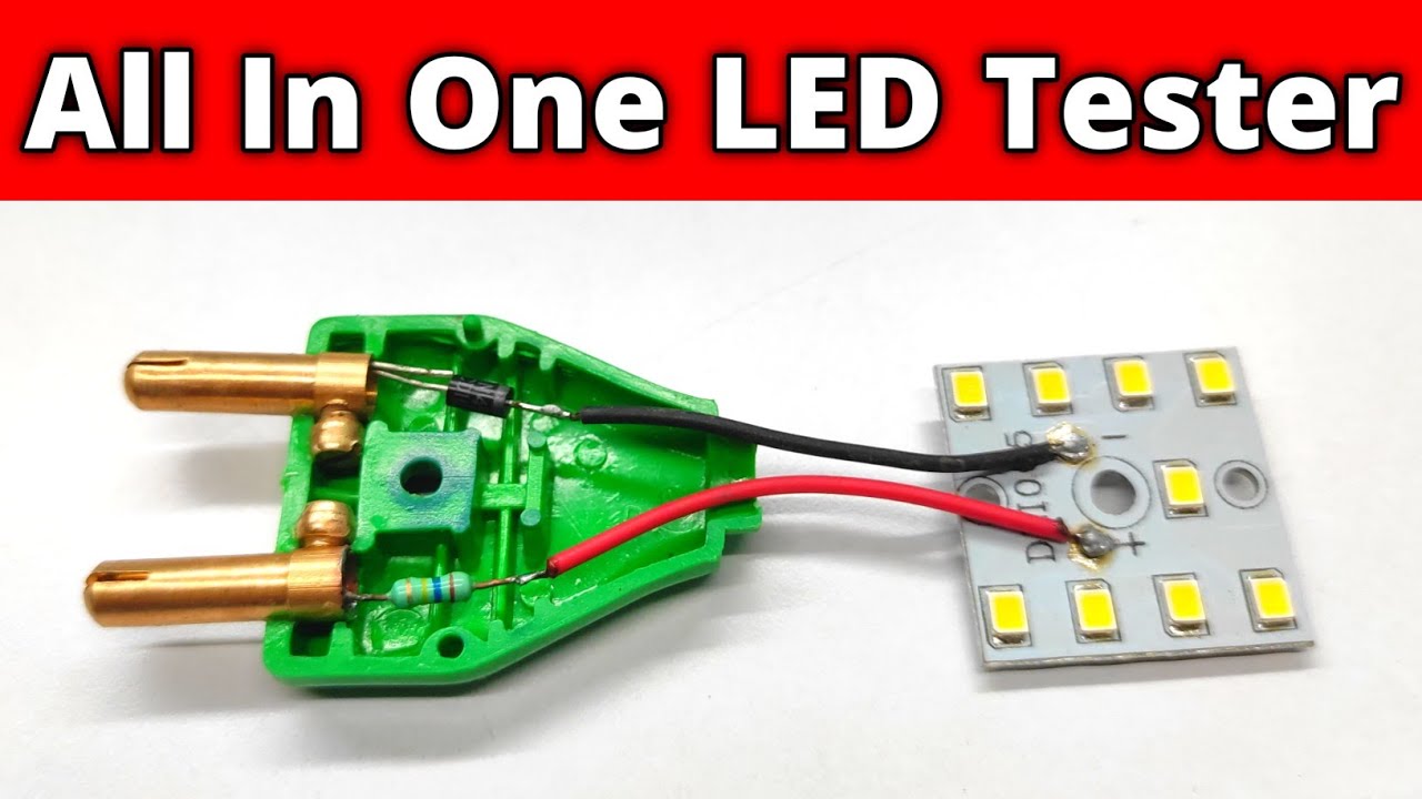 All in one LED tester | How To Make LED Tester In Only ₹10 - YouTube