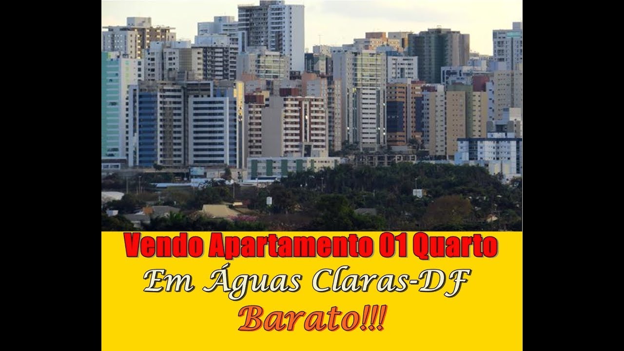 Imóveis em brasília Edifício PALLADIUM Apartamento 01 Quarto em Águas Claras. - YouTube