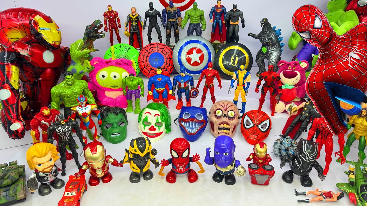 Toys 🔥P9: Marvel's Iron Man series Unboxing, Spider-Man action dolls ...