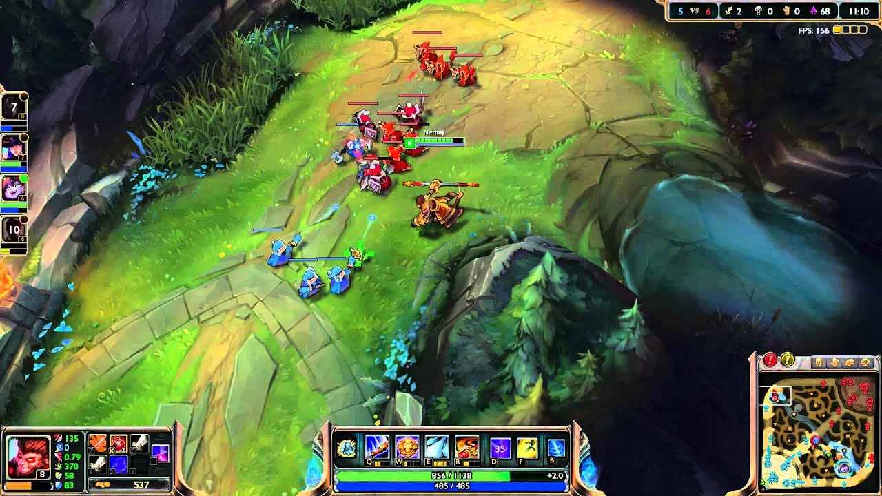 How to freeze your lane in LoL - YouTube