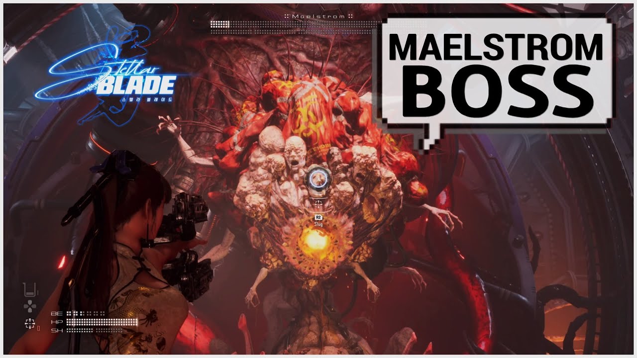 Stellar Blade - Maelstrom Boss 4K (Moutan Peony Nano Suit) - YouTube