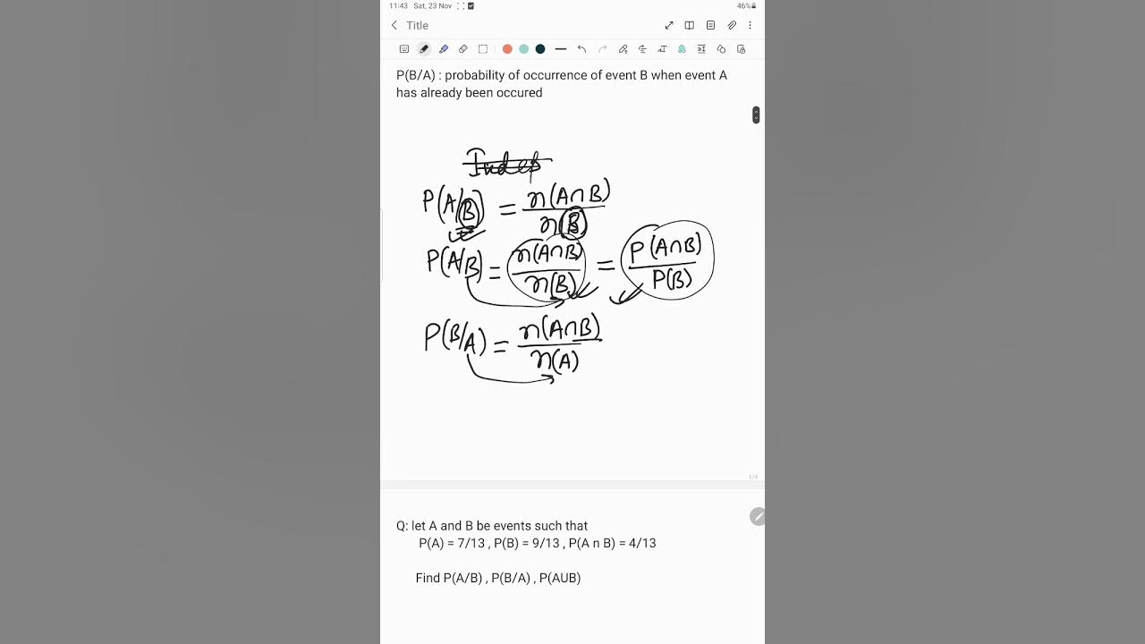 Conditional Probability - YouTube