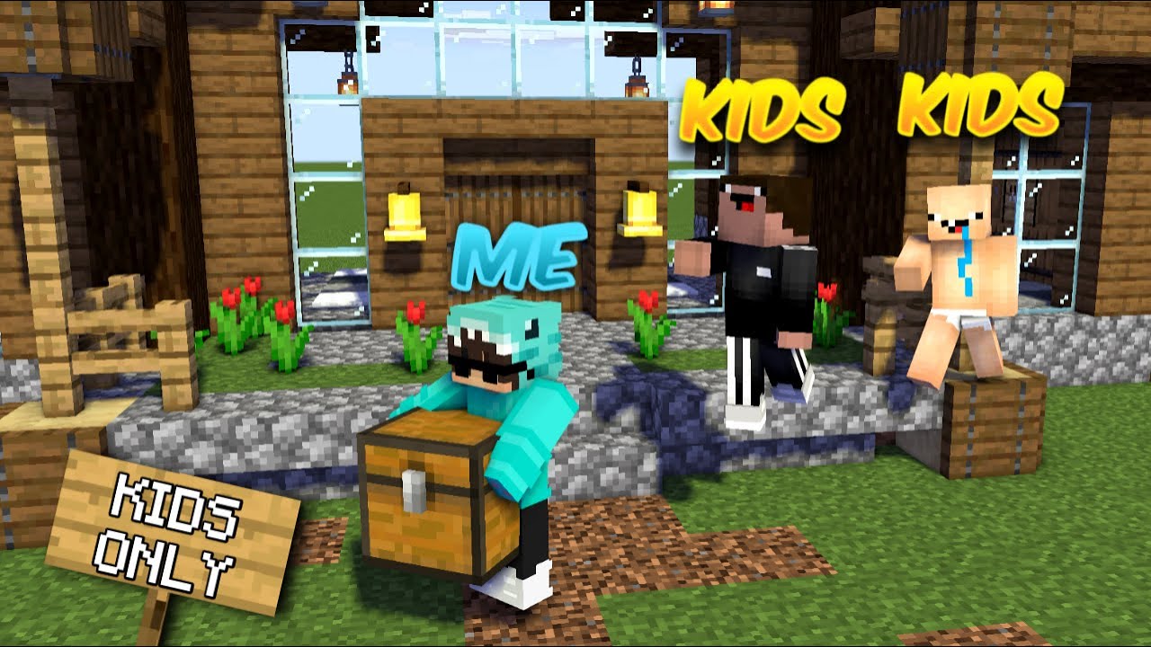 I Hacked into a 'KIDS ONLY' Minecraft Server! - YouTube