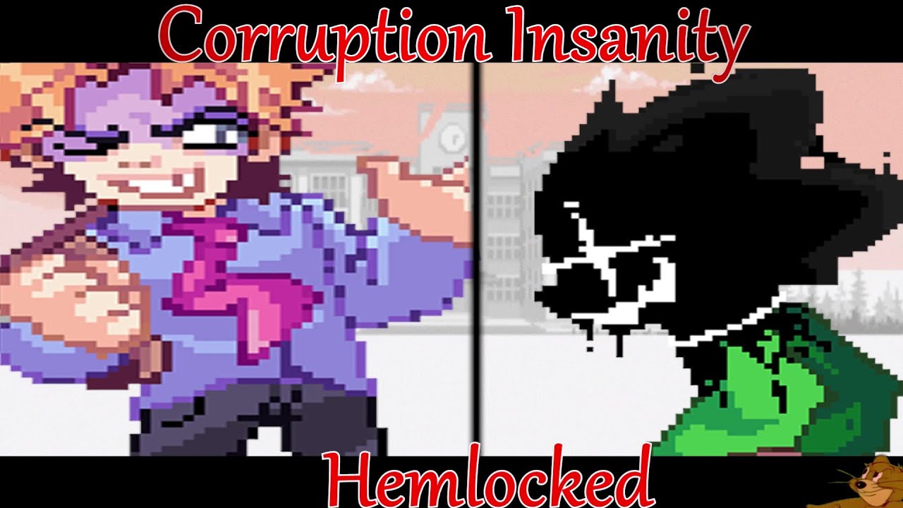 FNF MOD: [Funkin' Corruption Insanity] Senpai vs Corrupted Pico ...