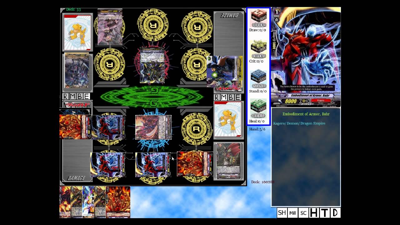 Cardfight Area Beta 1.02 Gameplay - YouTube